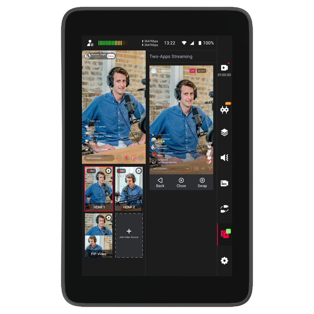 YOLOLIV YOLOBOX ULTRA PORTABLE MULTI-CAMERA ENCODER / SWITCHER / MONIT ...